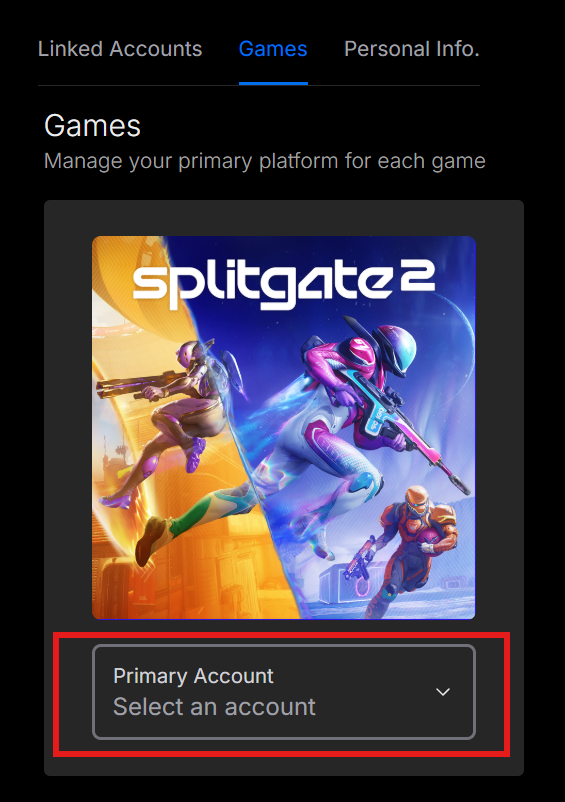 Account Linking & Cross Progression – Splitgate 2 Player Support